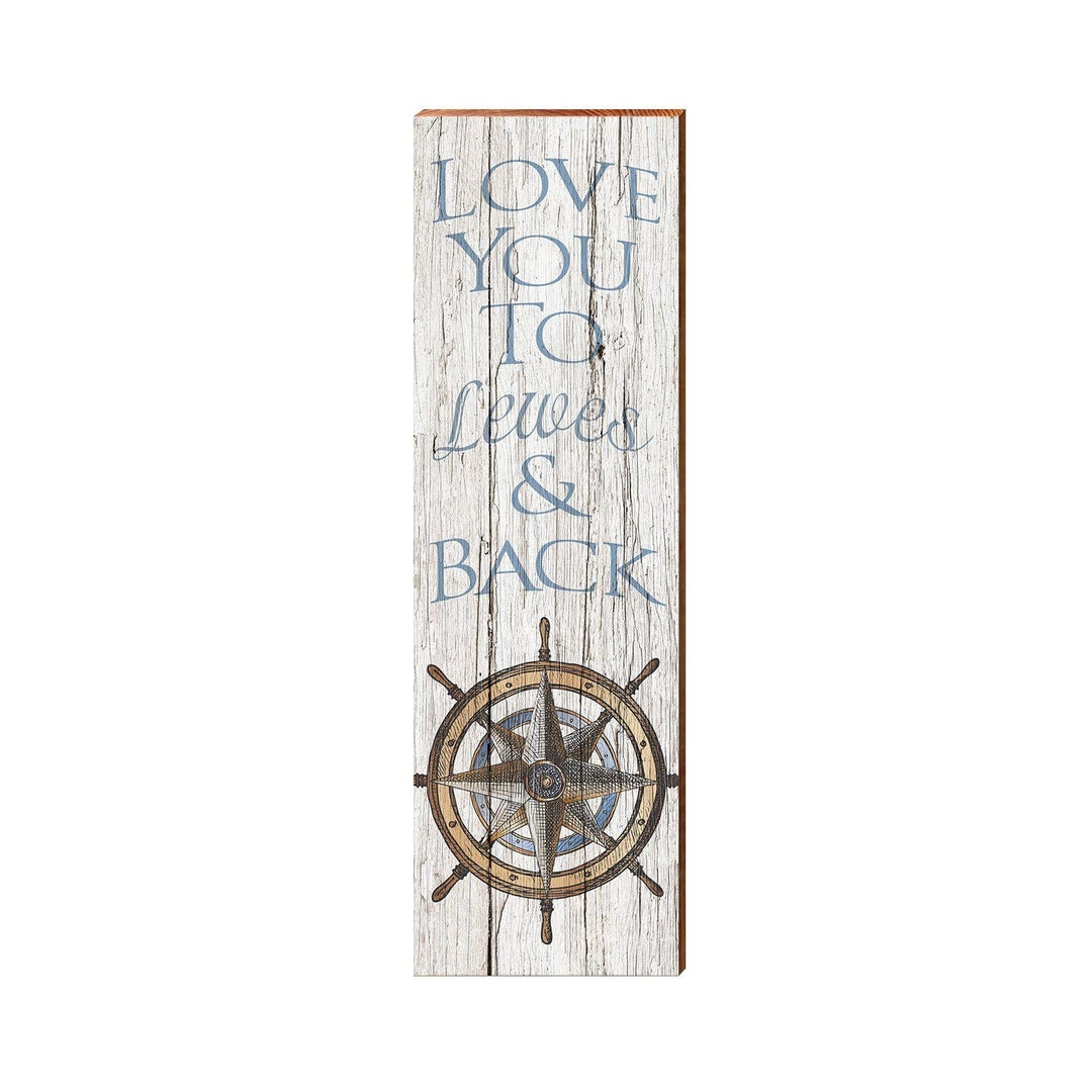 Love You to Lewes and Back Wall Art Print on Real Wood - Etsy