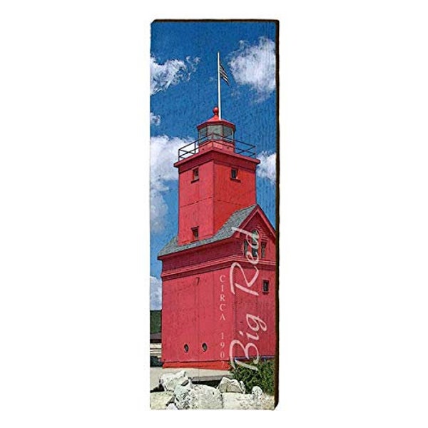 Red Lighthouse - Etsy