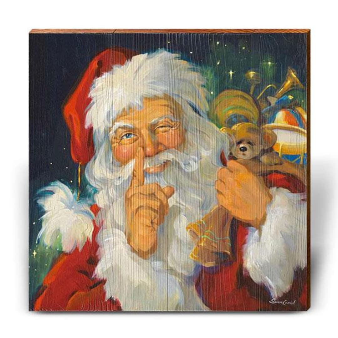 Susan Comish up the Chimney Wall Art Print on Real Wood - Etsy