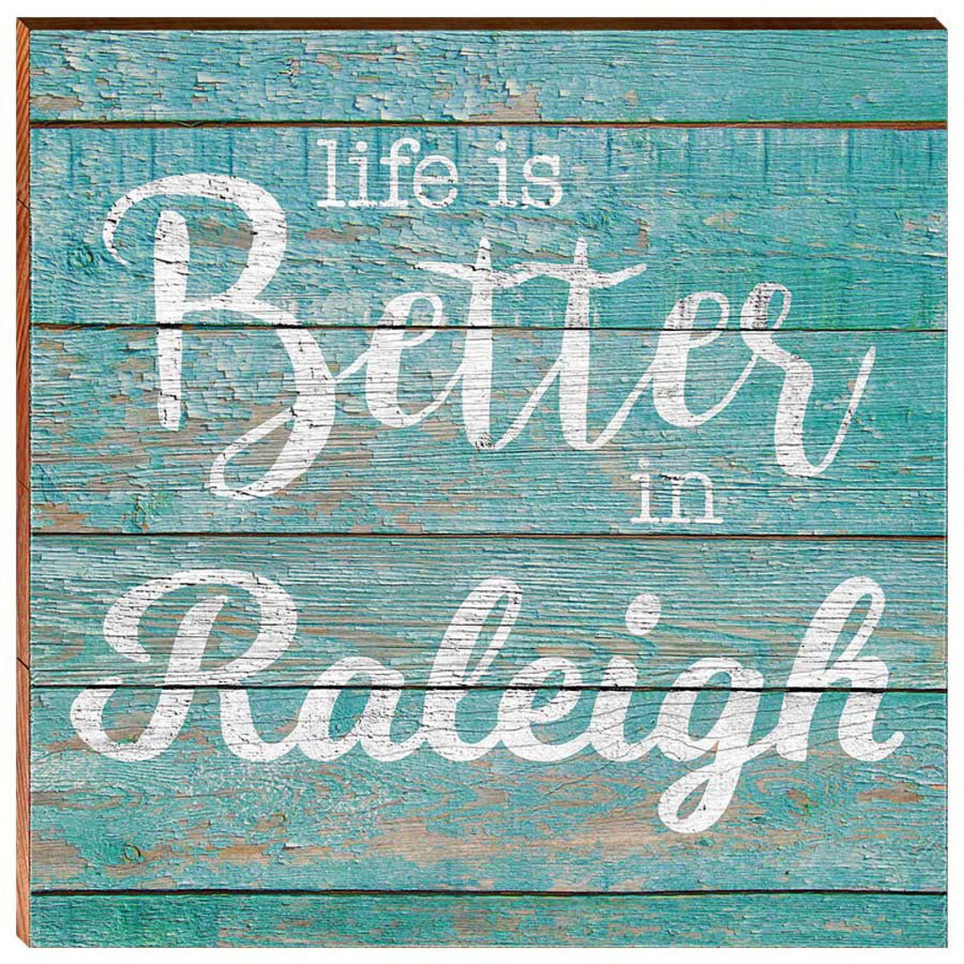 Personalized Life is Better Sign Wall Art Print on Real Wood - Etsy