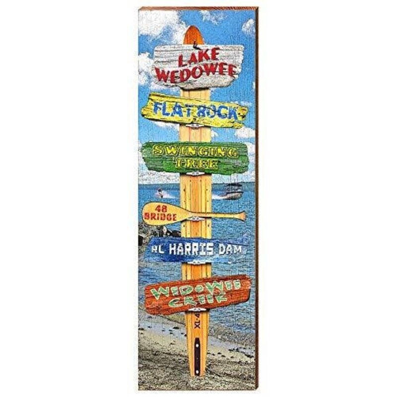 Vertical Lake Sign - Etsy