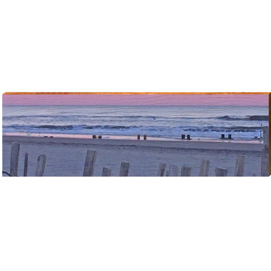 Ocean City Beach Views Wooden Sign | Wall Art Print on Real Wood - Etsy