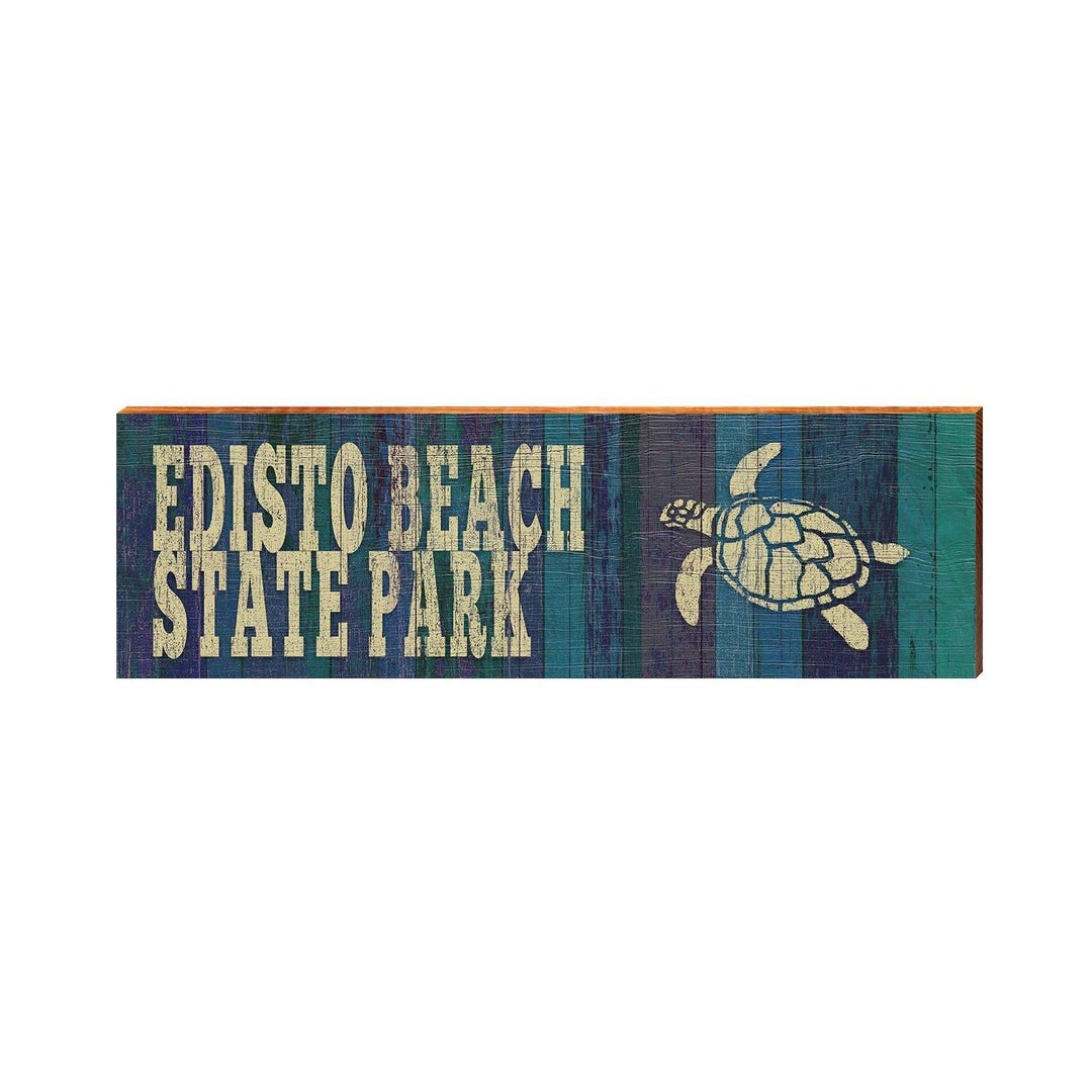 Edisto Beach State Park Sign | Real Wood Art Print - Etsy