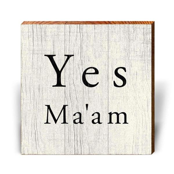 Yes Maam - Etsy