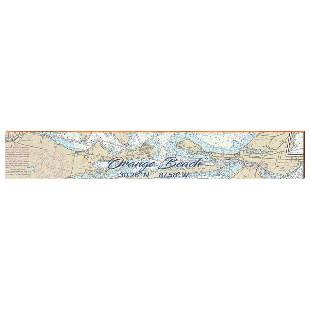 Orange Beach NOAA Chart Map THI3 - Etsy