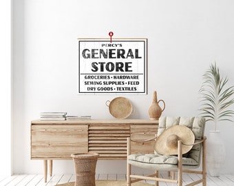 General Store Sign Custom Store Sign Rustic Store Sign Wood - Etsy