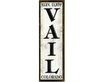 Wood Vail Sign - Etsy
