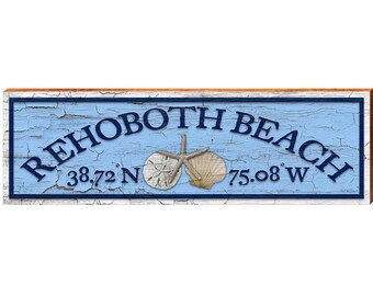 Rehoboth Beach Sign - Etsy