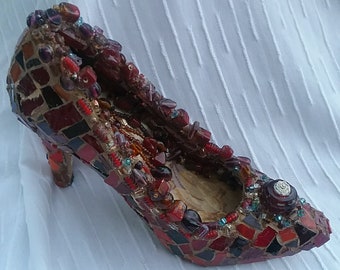 Stained glass shoe | Etsy