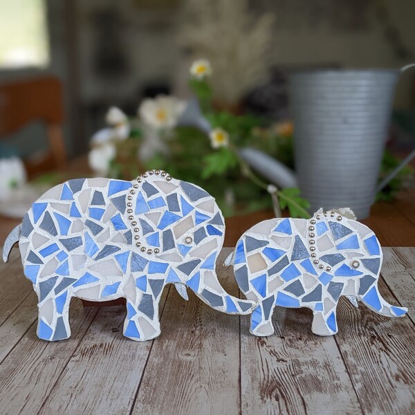 Elephant Mosaic - Etsy