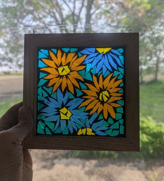 Homemade Stained Glass Window Art