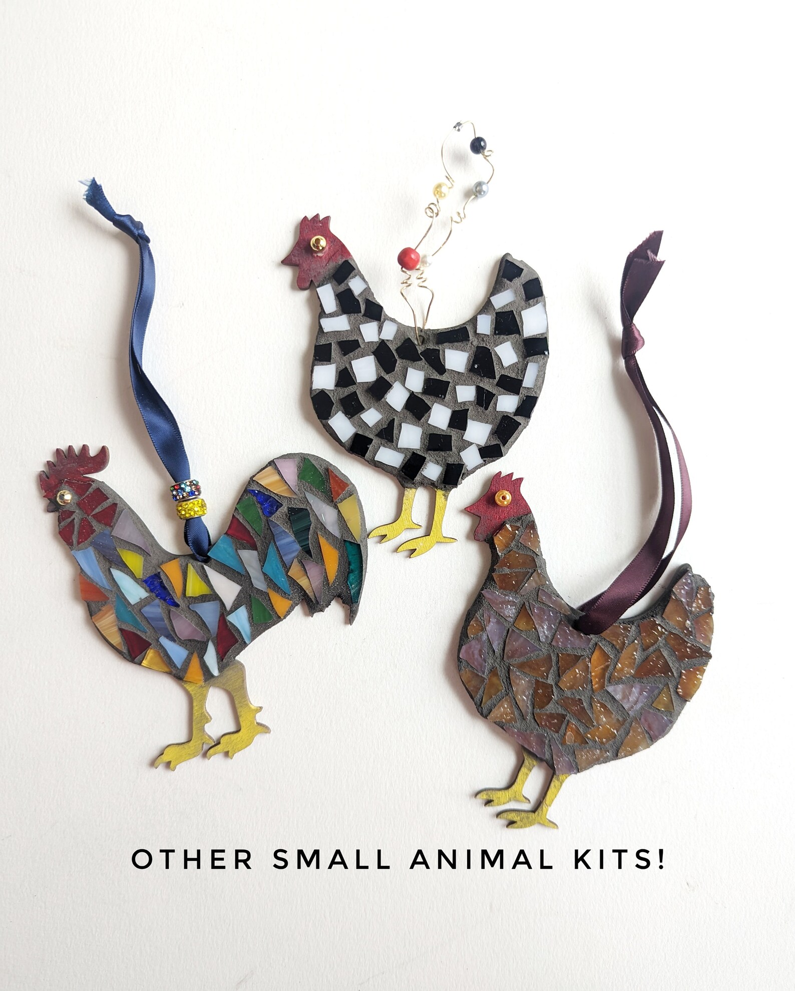 Craft Kits for Adults, Cat Mosaic Kit, Cat Ornament Mosaics, Cat Crafts ...