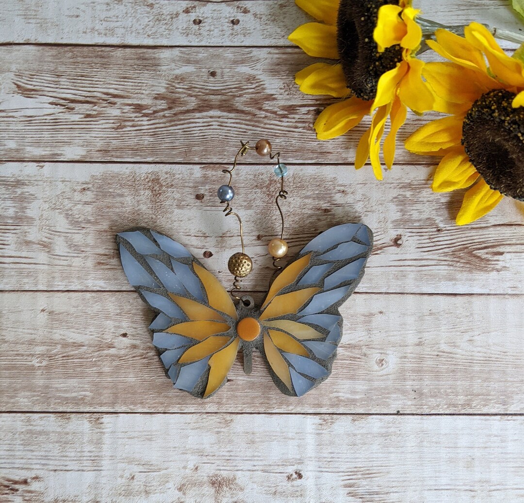 Craft Kits for Adults, Butterfly Mosaic Kit, Butterfly Ornaments, DIY ...