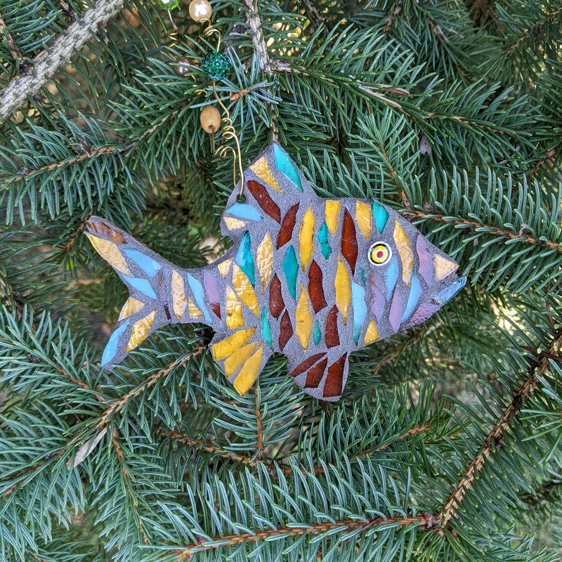 Fish Mosaic - Etsy