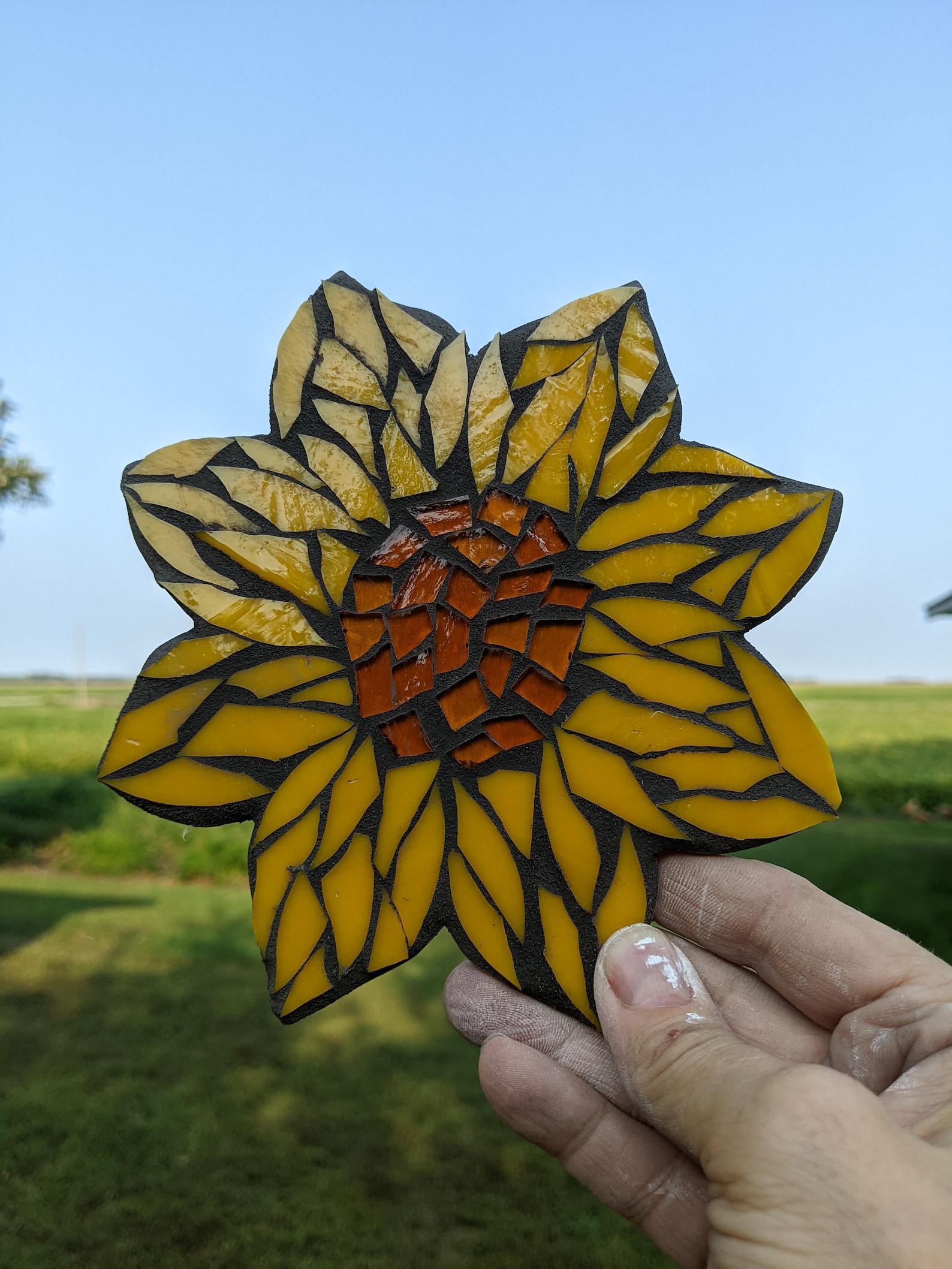 Sunflower Mosaic Craft Kit for Adults, DIY Crafting Gifts - Etsy