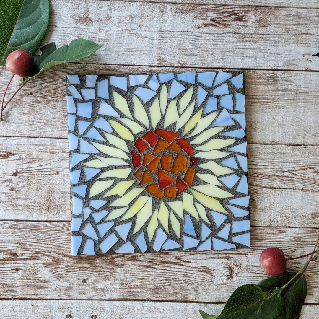 DIY Mosaic Sunflower Kit, Crafting Gifts - Etsy