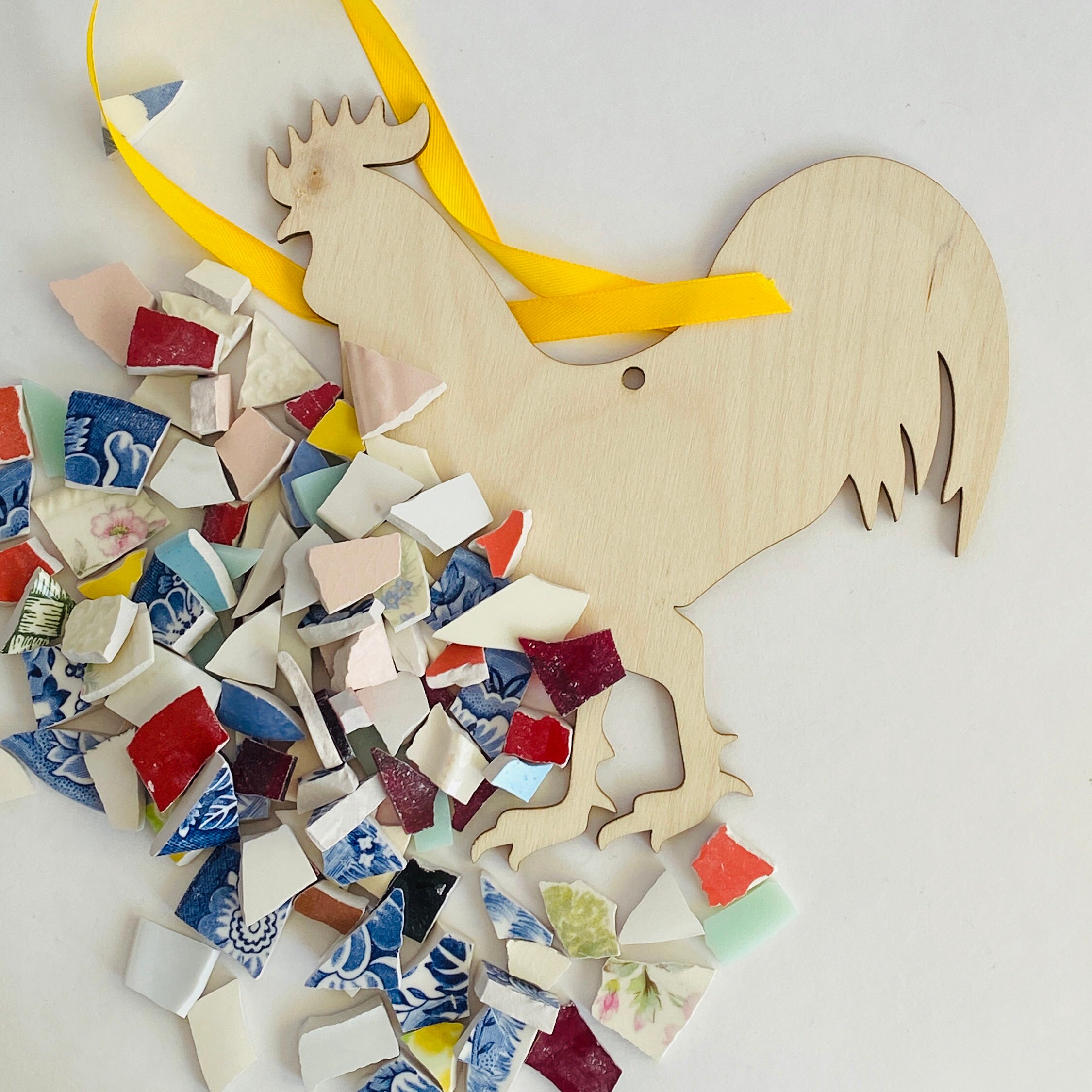 Craft Kits for Adults, Rooster Crafts, Mosaic Kit, DIY Rooster, Mosaic ...
