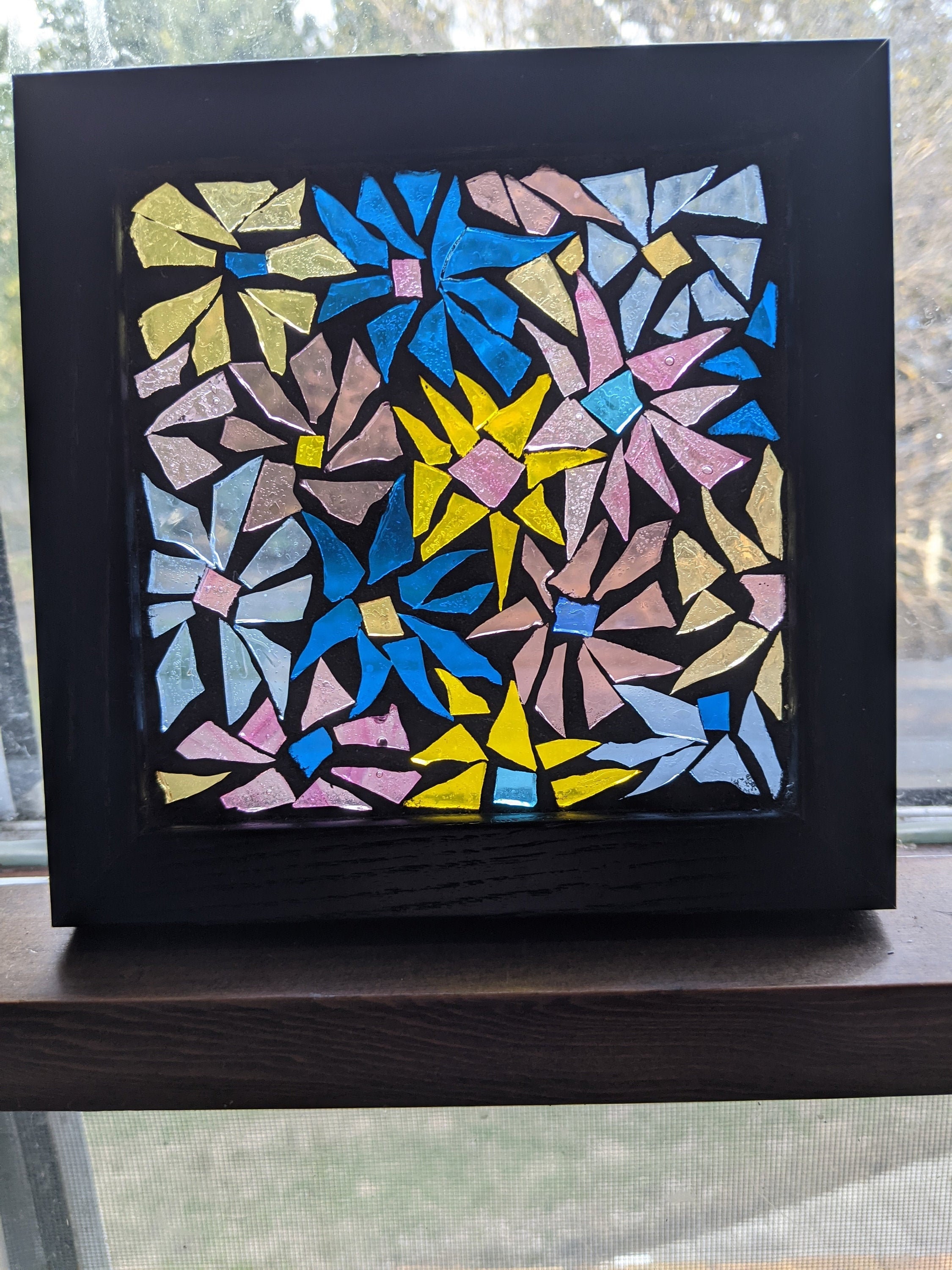 Homemade Stained Glass Window Art