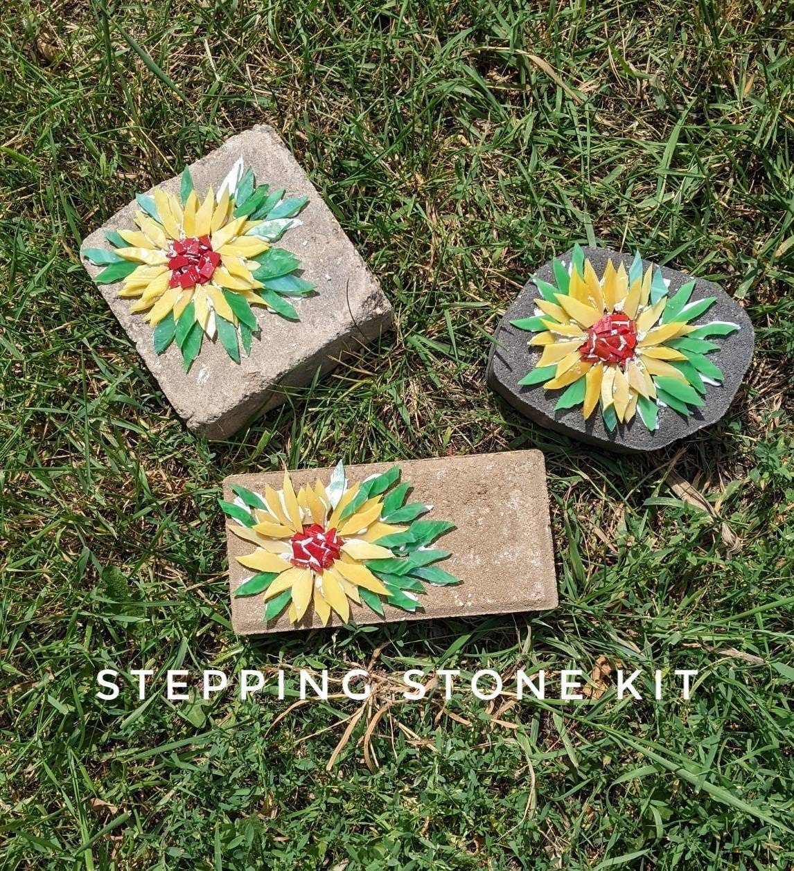 DIY Mosaic Steppingstone Craft Kit, Garden Crafting Gifts - Etsy