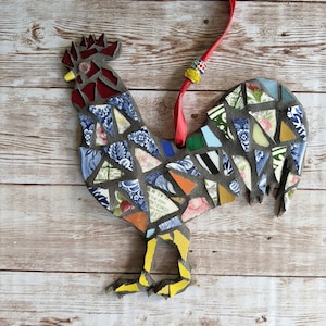 Craft Kits for Adults, Rooster Crafts, Mosaic Kit, DIY Rooster, Mosaic ...
