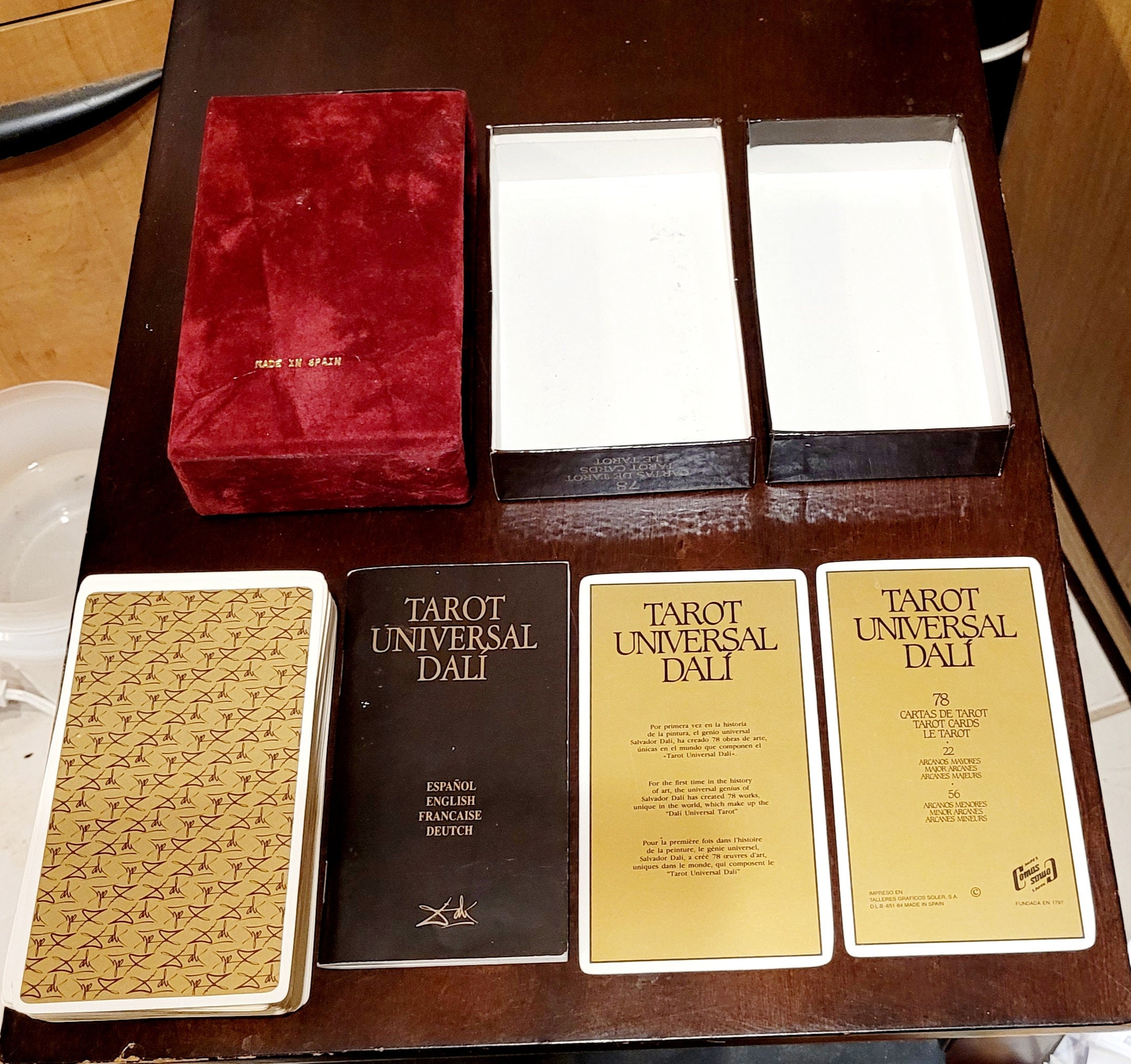 Salvador Dali Tarot Deck - Universal Dali Tarot Cards Like New - Etsy