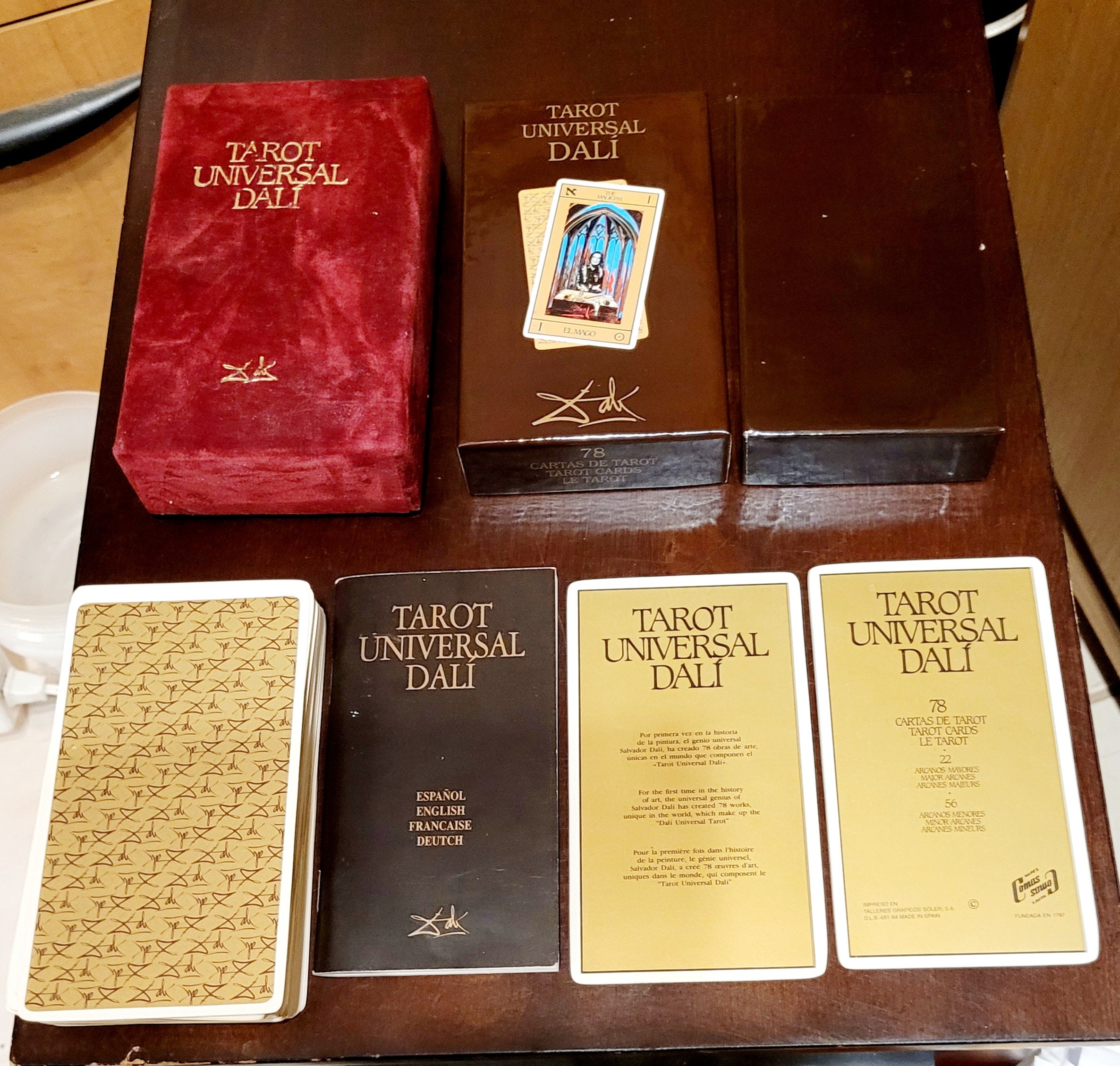 Salvador Dali Tarot Deck - Universal Dali Tarot Cards Like New - Etsy