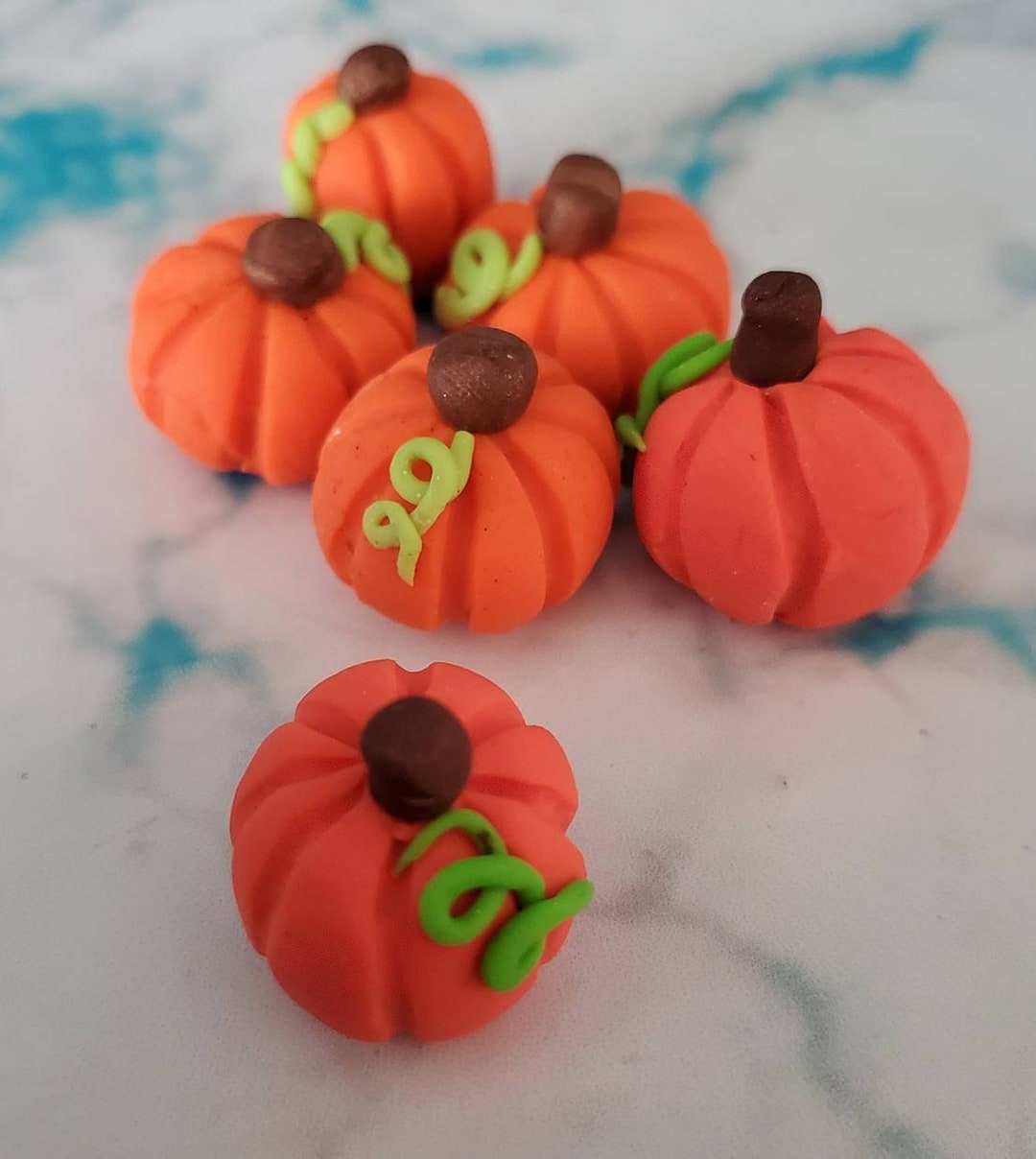 Miniature Polymer Clay Pumpkins for Miniature Decorating and Crafts ...