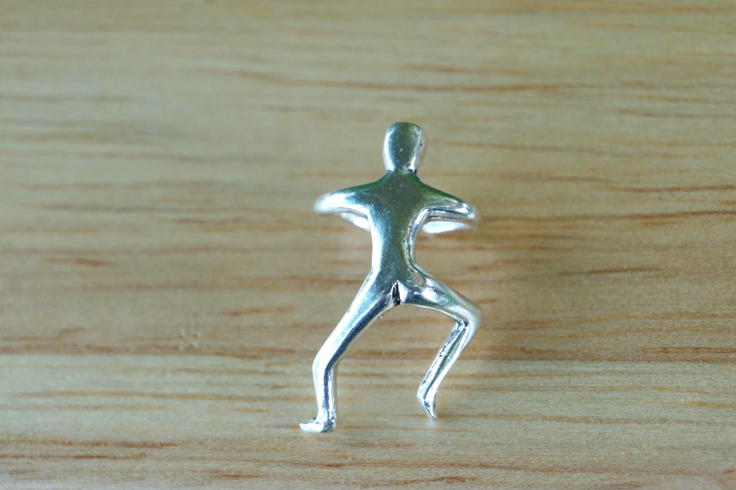 925 Sterling Silver People Ear Cuff, Human Conch Ear Cuff, Climbing Man ...