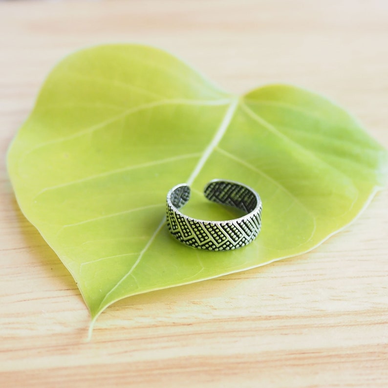 Boho Dot Toe Ring Sterling Silver Toe Ring Boho Toe Ring - Etsy