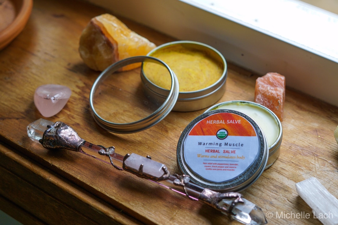 Handcrafted Warming Muscle Salve | Soothing Essential Oil Blend for ...