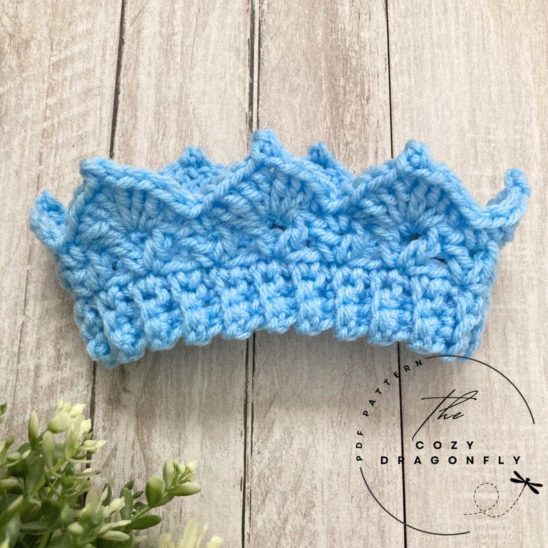 CROCHET PATTERN Baby Crown, Crochet Princess Crown, Tiara, Baby Prince ...