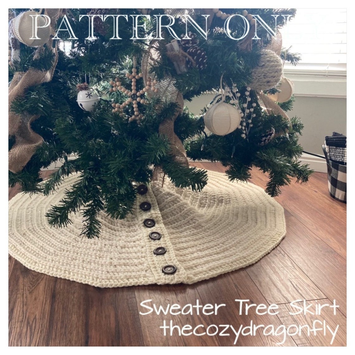 CROCHET PATTERN / Sweater Tree Skirt / Christmas Tree Skirt - Etsy