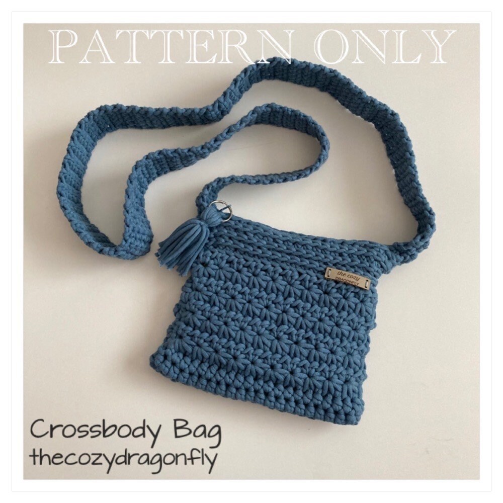 CROCHET PATTERN / Crossbody Bag / Crochet Crossbody Pattern / - Etsy