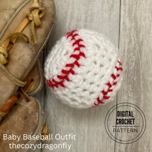 CROCHET PATTERN Baby Baseball Outfit, Crochet Baby Sport, Crochet ...