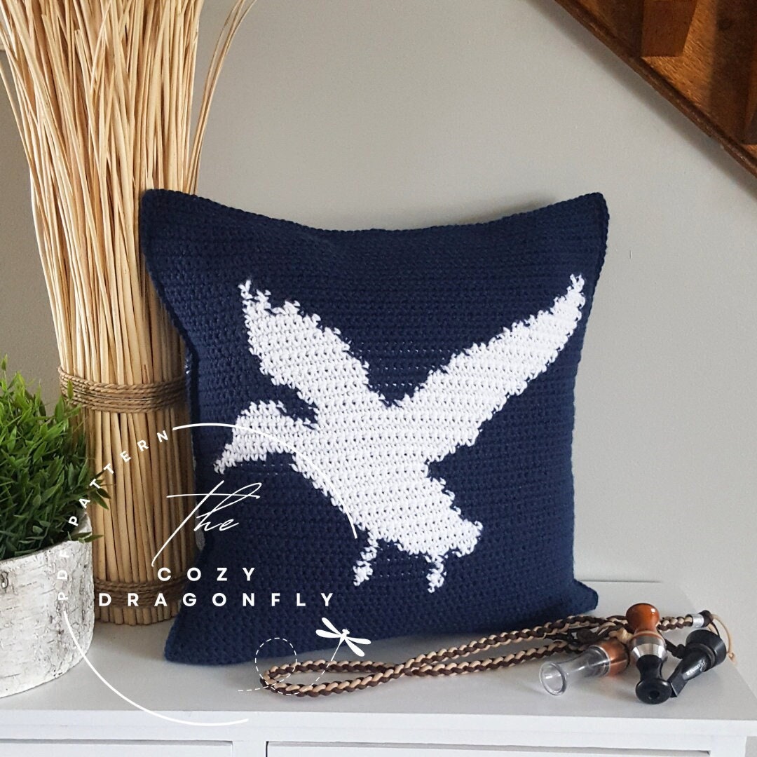 CROCHET PATTERN Duck Hunting Pillow, Waterfowl Duck, Crochet Mallard ...