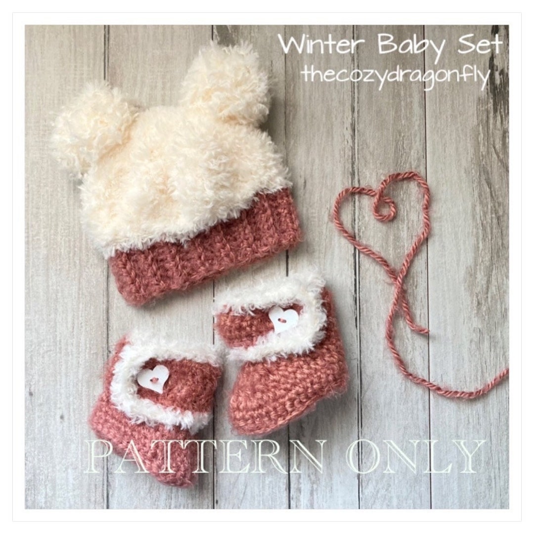 CROCHET PATTERN / Winter Baby Set / Crochet Baby Pattern / - Etsy
