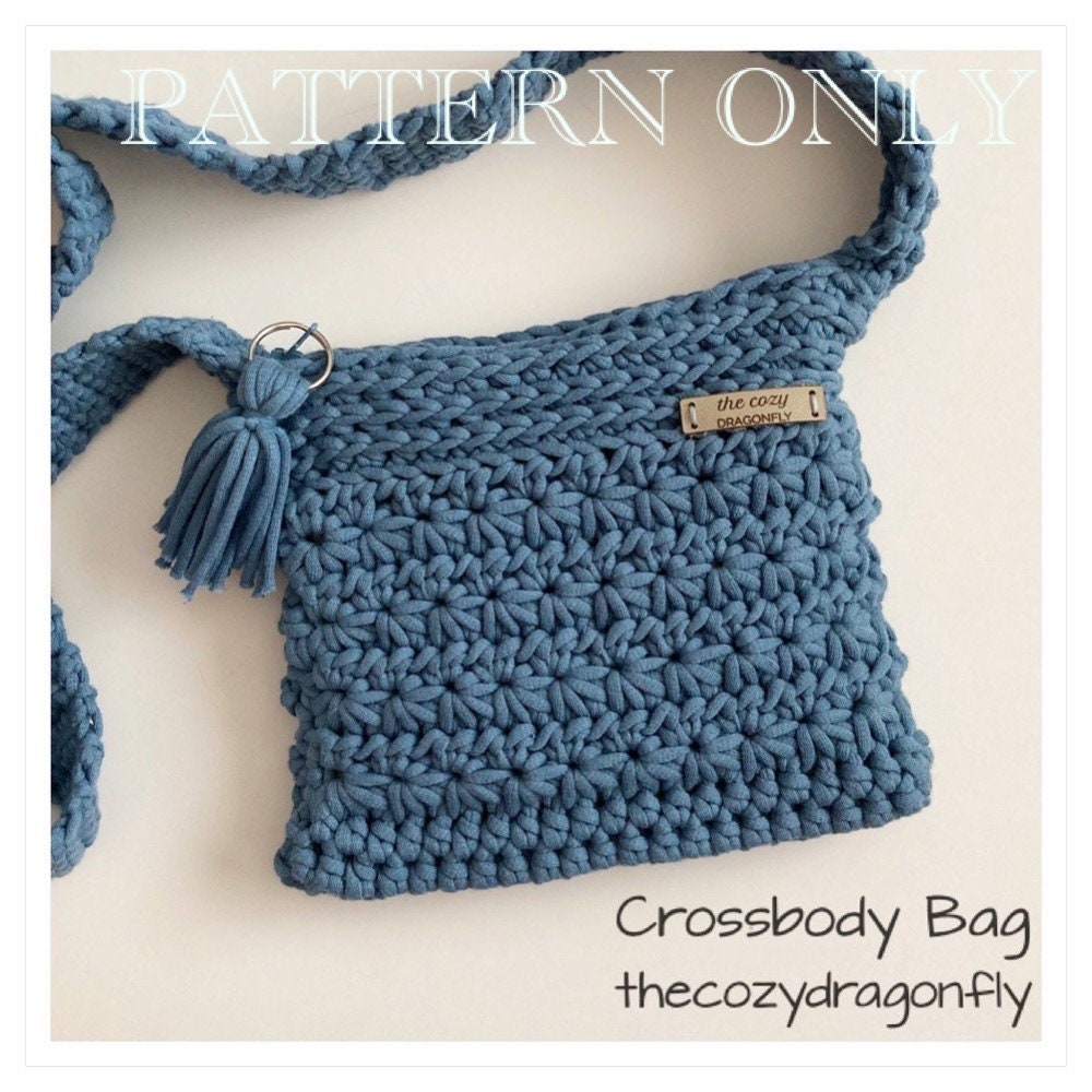 Crochet Pattern Crossbody Bag Crochet Crossbody Pattern Etsy