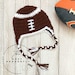 CROCHET PATTERN Baby Football Outfit, Baby Shower Gift, Baby Photo Prop ...