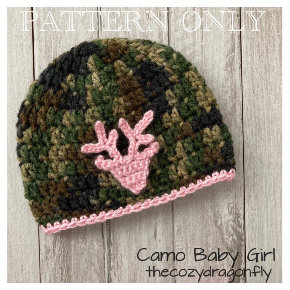CROCHET PATTERN / Camo Baby Girl Outfit / Baby Camo / Baby - Etsy