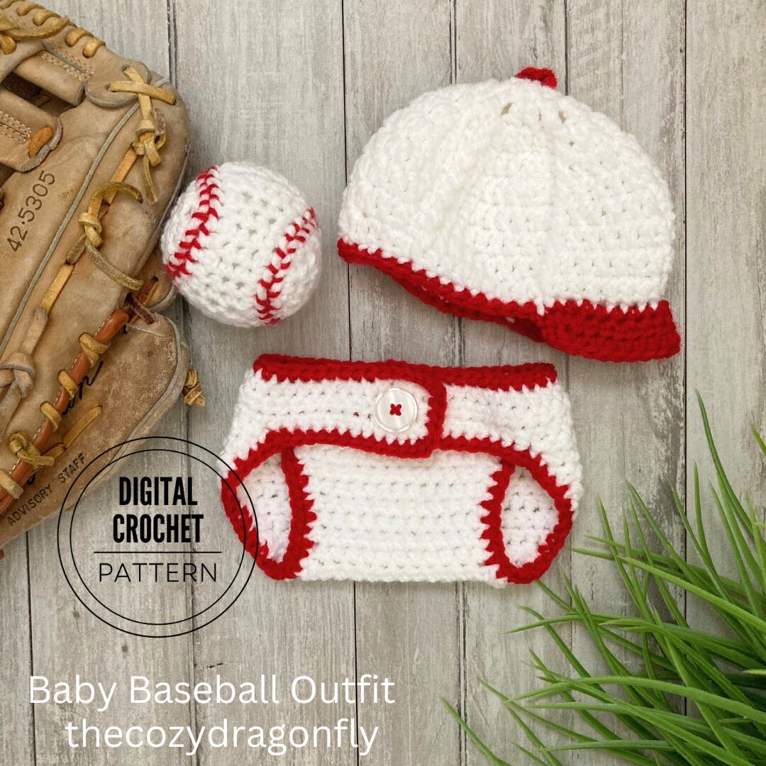 CROCHET PATTERN Baby Baseball Outfit Crochet Baby Sport - Etsy