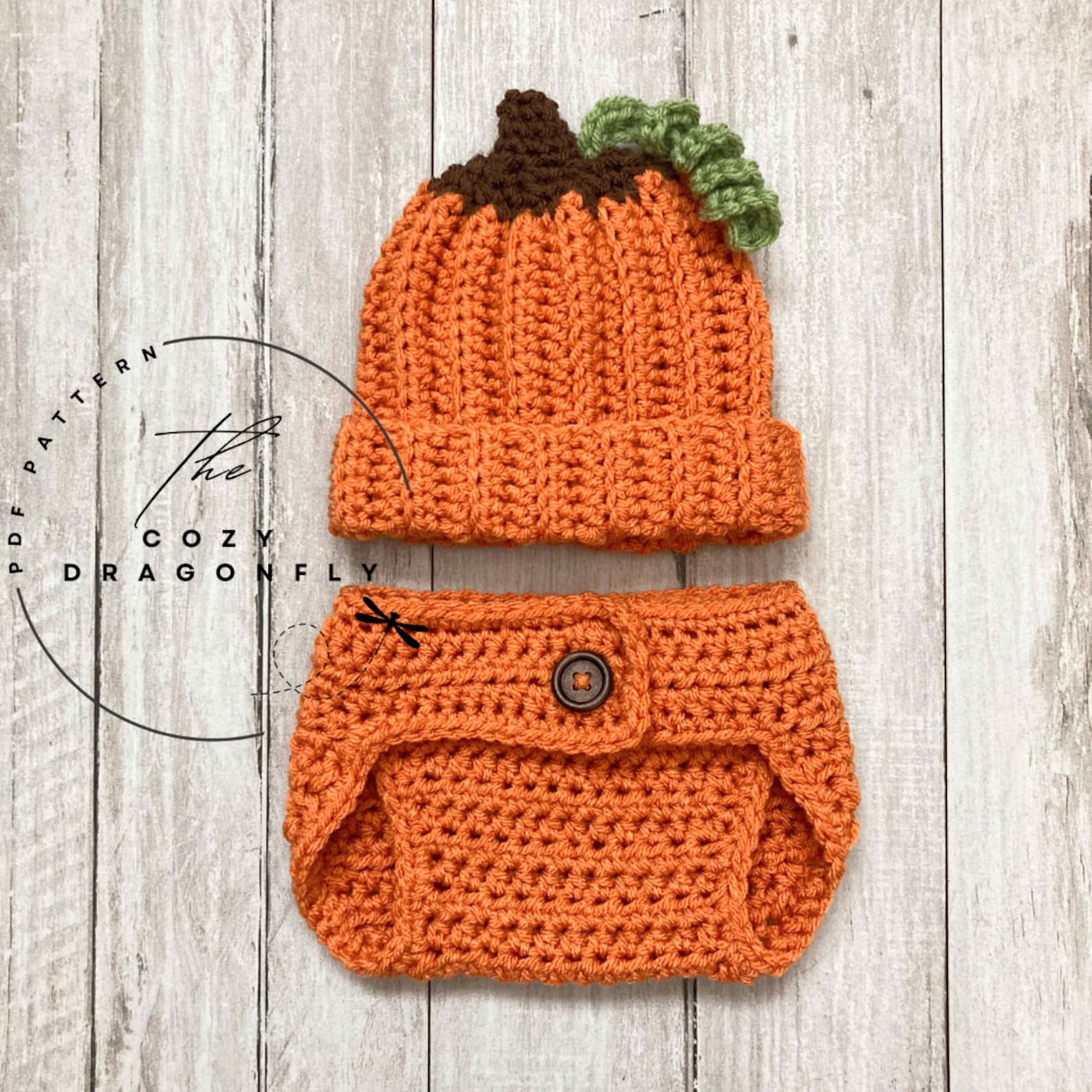CROCHET PATTERN Baby Pumpkin Outfit, Crochet Pumpkin Costume, Pattern ...