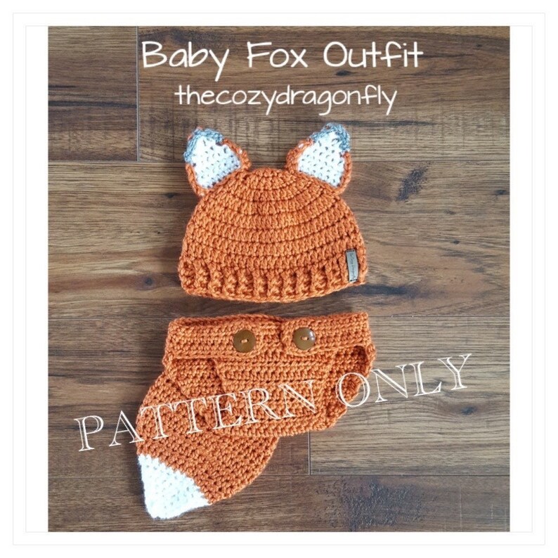 CROCHET PATTERN / Baby Fox Outfit / Crochet Fox Pattern / Baby - Etsy