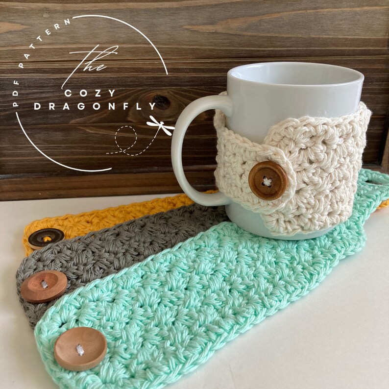 CROCHET PATTERN Mug Cozy, Crochet Cozy, Crochet Cup Cozy, PDF Download ...