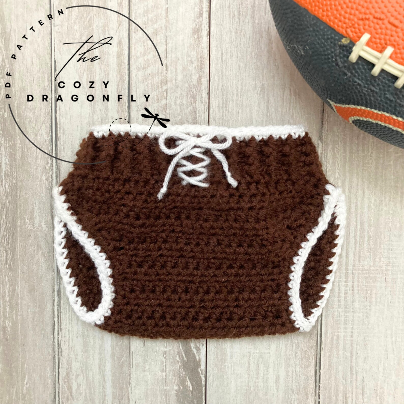 CROCHET PATTERN Baby Football Outfit, Baby Shower Gift, Baby Photo Prop ...
