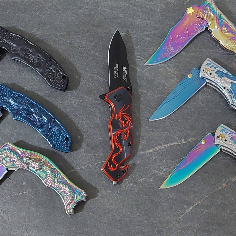 Mermaid Pocket Knives - Etsy