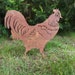 Rusty Metal Cockerel Rusty Rooster Rusty Chicken Garden Ornaments Art ...