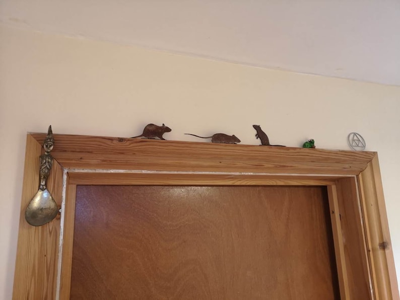 Set of 3 Rusty Metal Mice / Rusty Metal Mouse / Mouse Decor / - Etsy UK