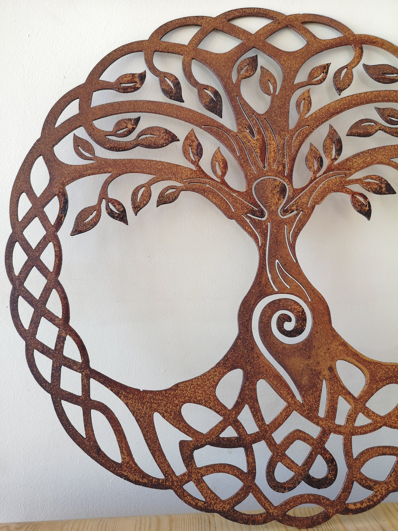 Tree of Life Viking Wall Art, Yggdrasil Sign, Celtic Gift, Pagan Gift ...