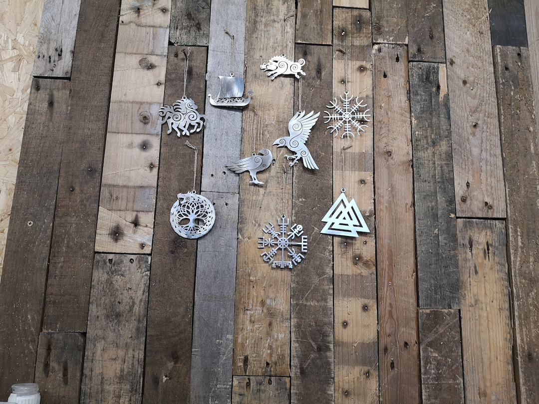 Viking Christmas Tree Decoration / Solstice Ornaments / Yule Gift ...