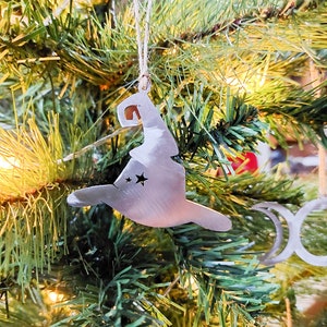 Pagan Christmas Tree Decoration / Winter Solstice Ornaments / Yule Gift / Witch Symbol / Witchy ...